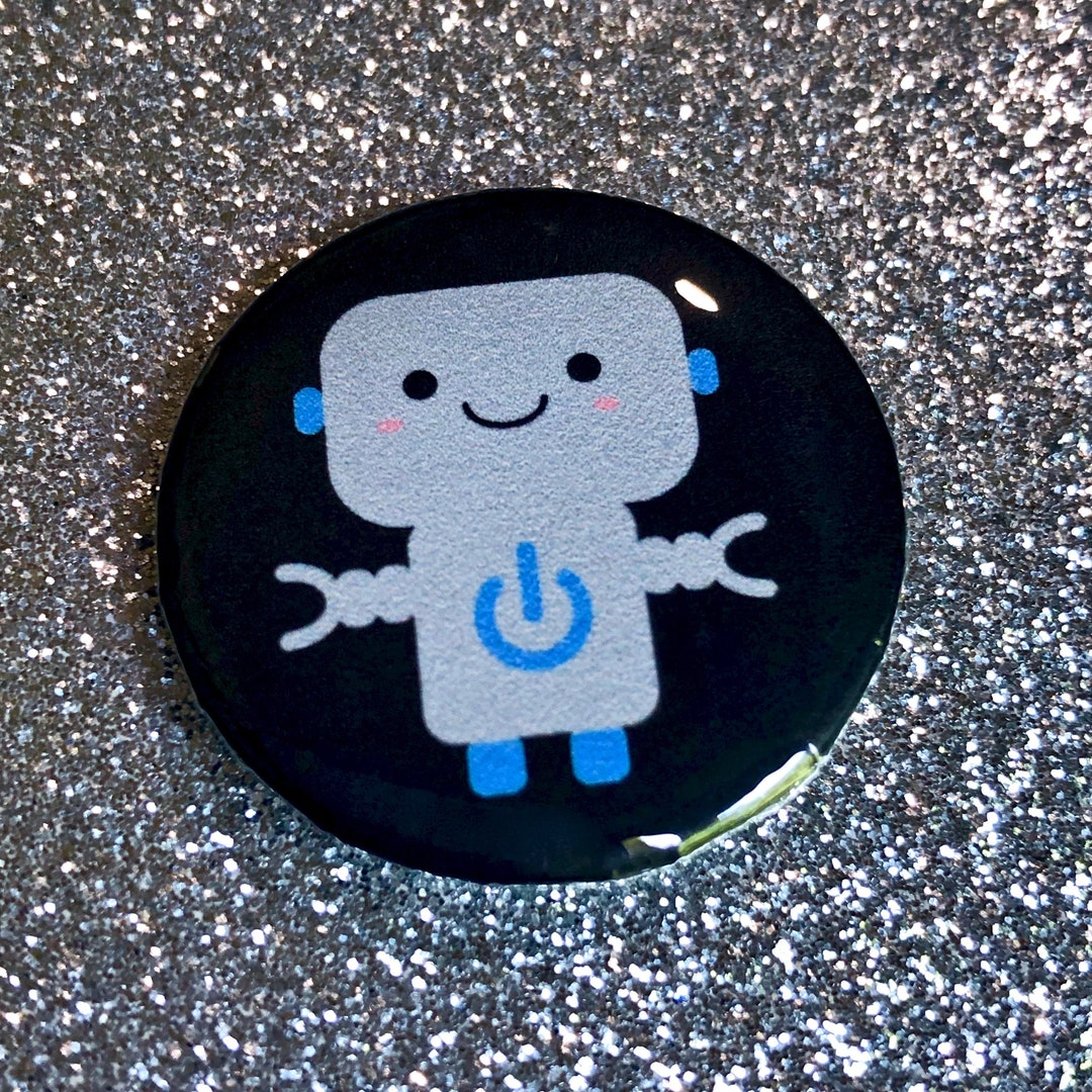 Robot Power Buddy Pins - Etsy