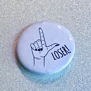 Loser! Sign Language Pin - Etsy