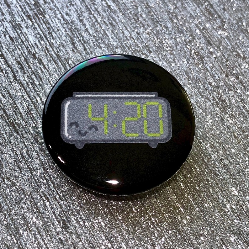 420 Alarm Clock Pin - Etsy