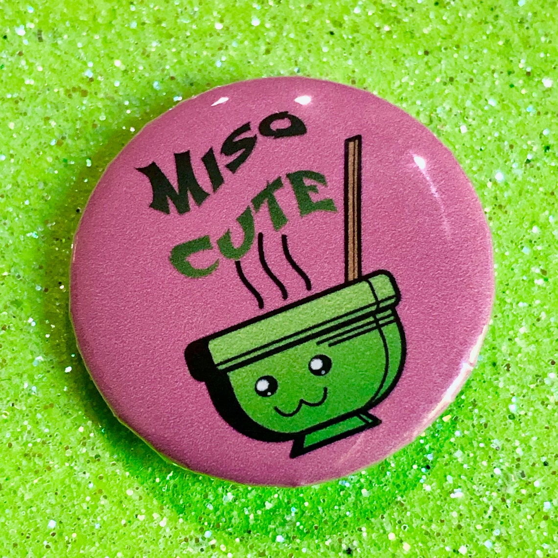 Kawaii Miso Cute Soup Pin - Etsy