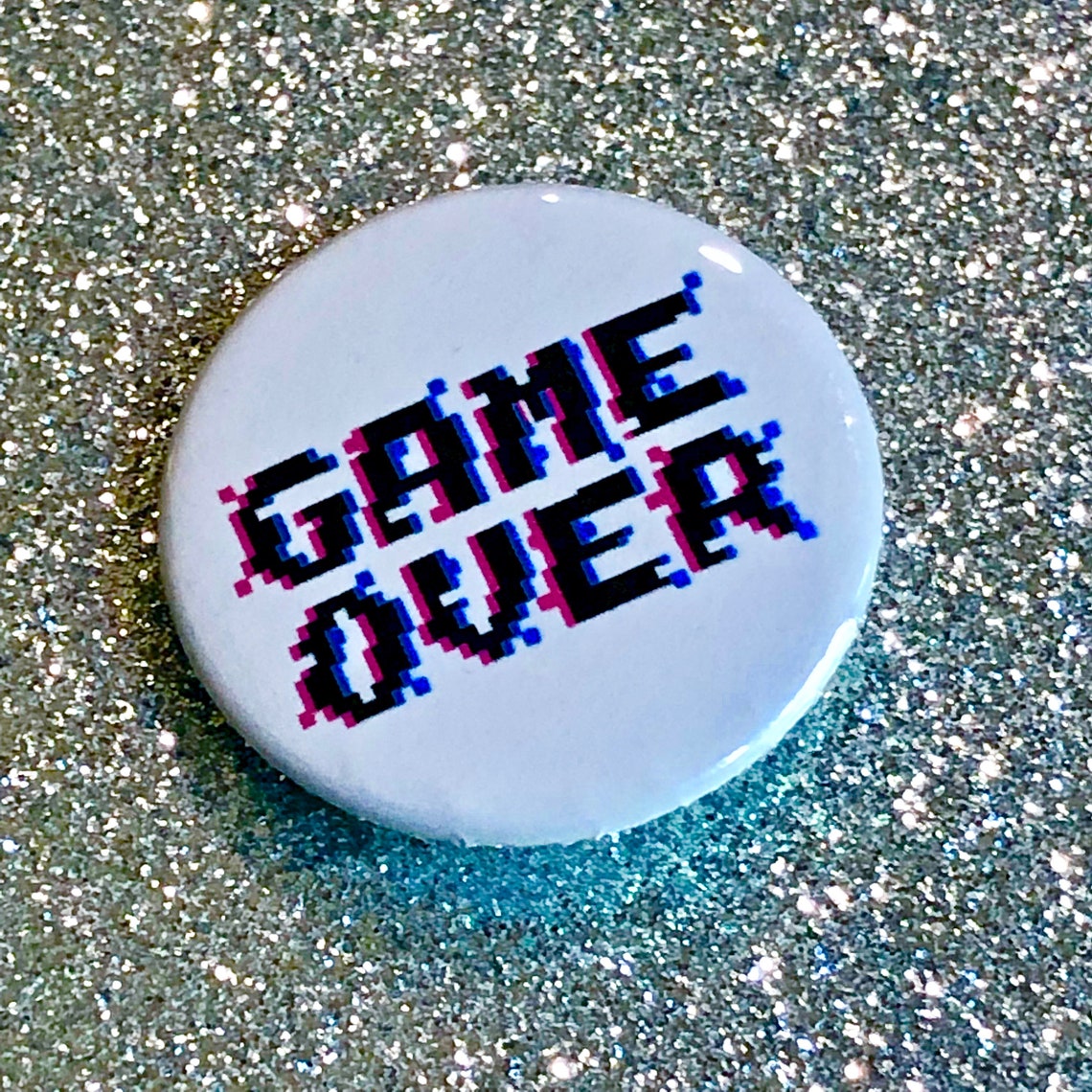 Neon Game Over Pin | Etsy