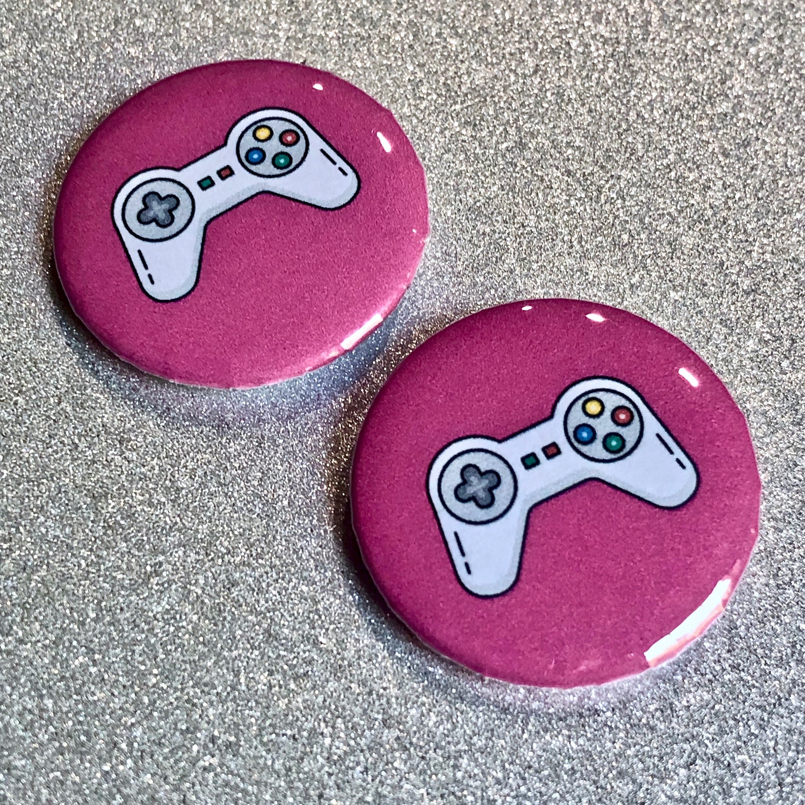 White Playstation Gaming Controller Pins | Etsy