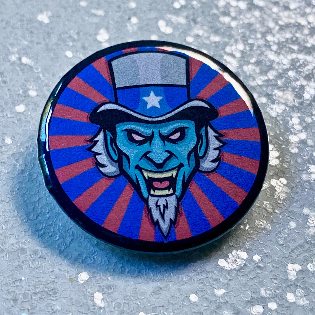 Zombie Uncle Sam Pin de votación - Etsy España