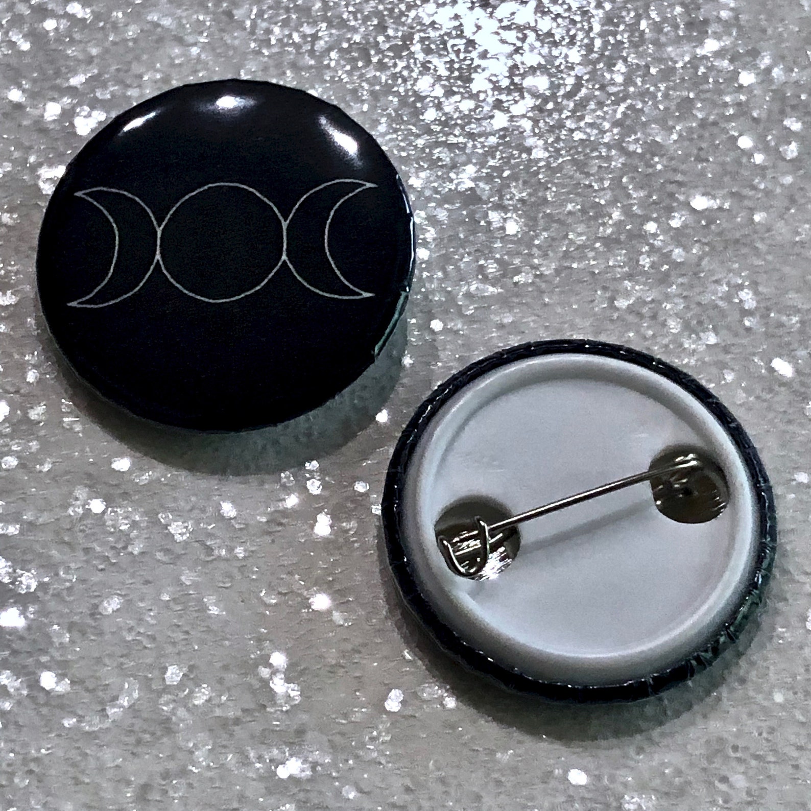 Triple Moon Pin - Etsy