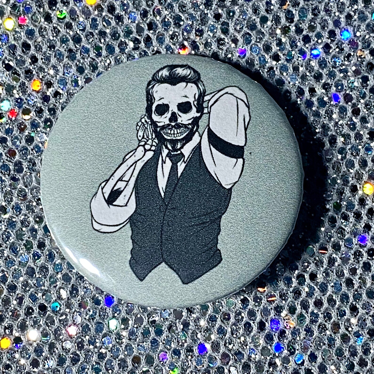 Bone Daddy Skeleton Pin - Etsy