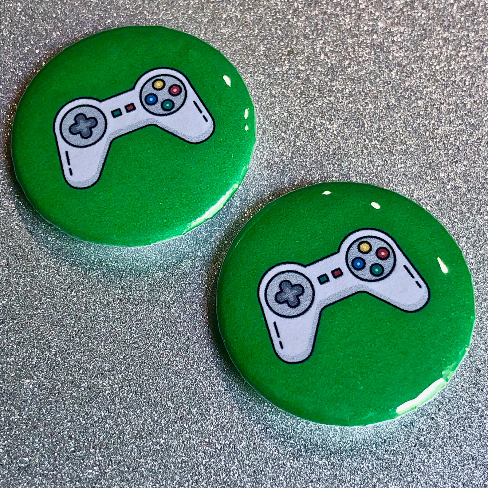 White Playstation Gaming Controller Pins | Etsy