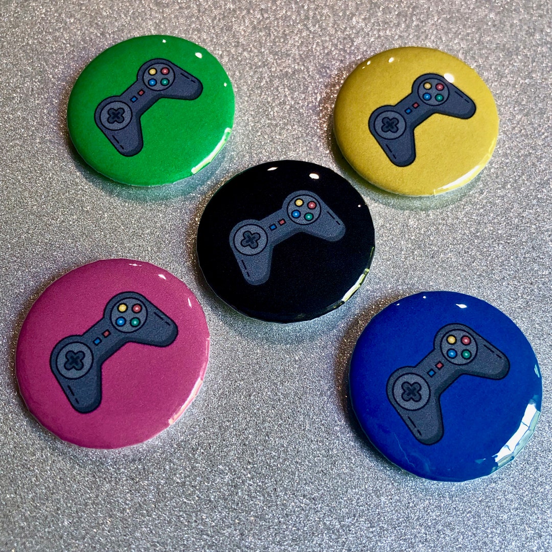 Black Playstation Gaming Controller Pins - Etsy