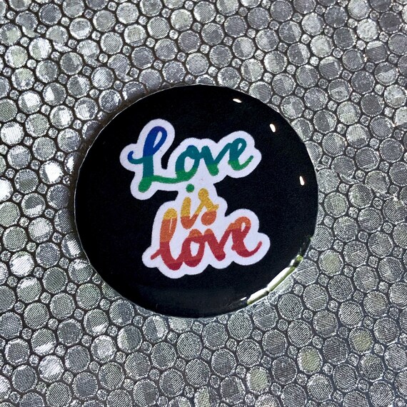 Love is Love Rainbow Pride Pin | Etsy