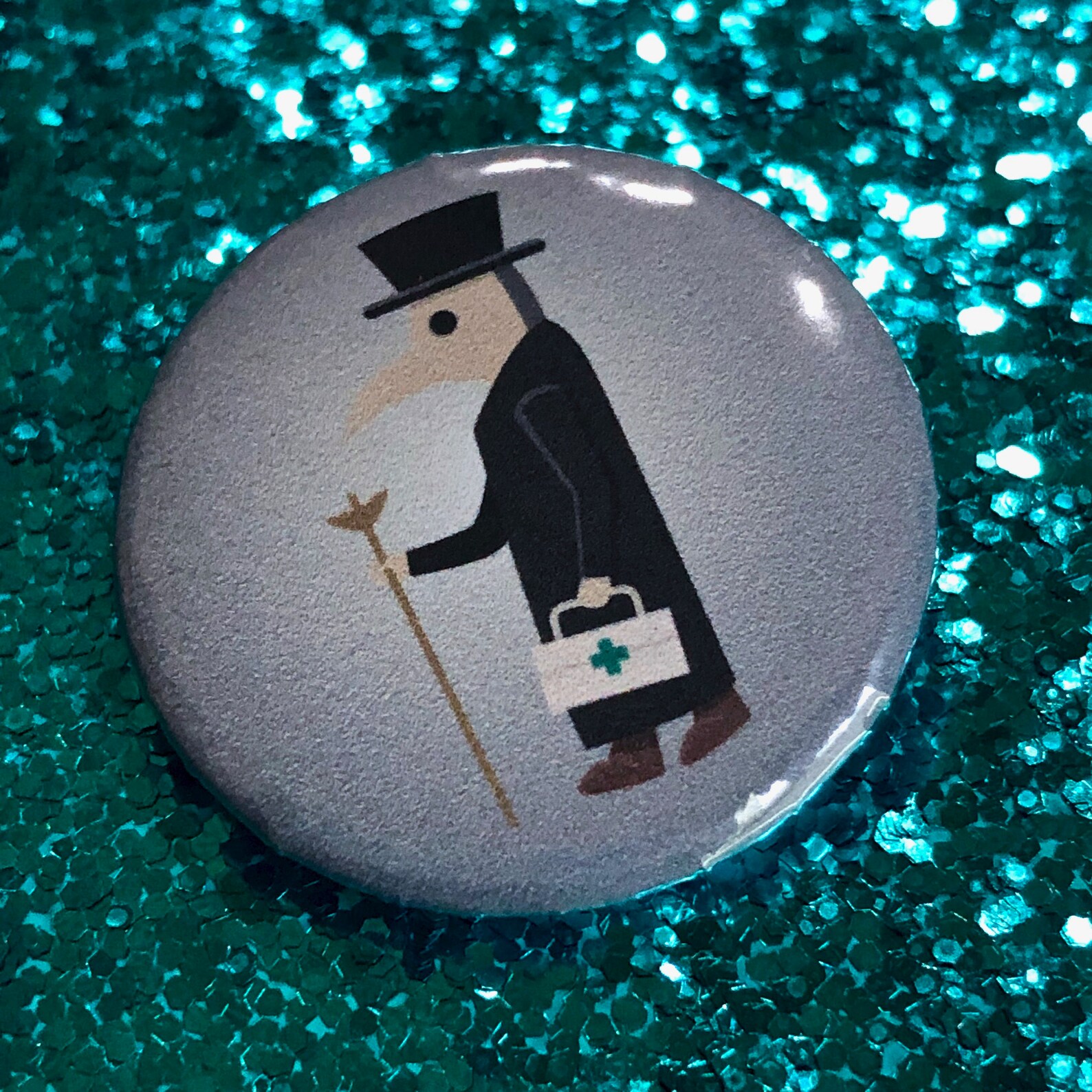 Plague Doctor Pin - Etsy