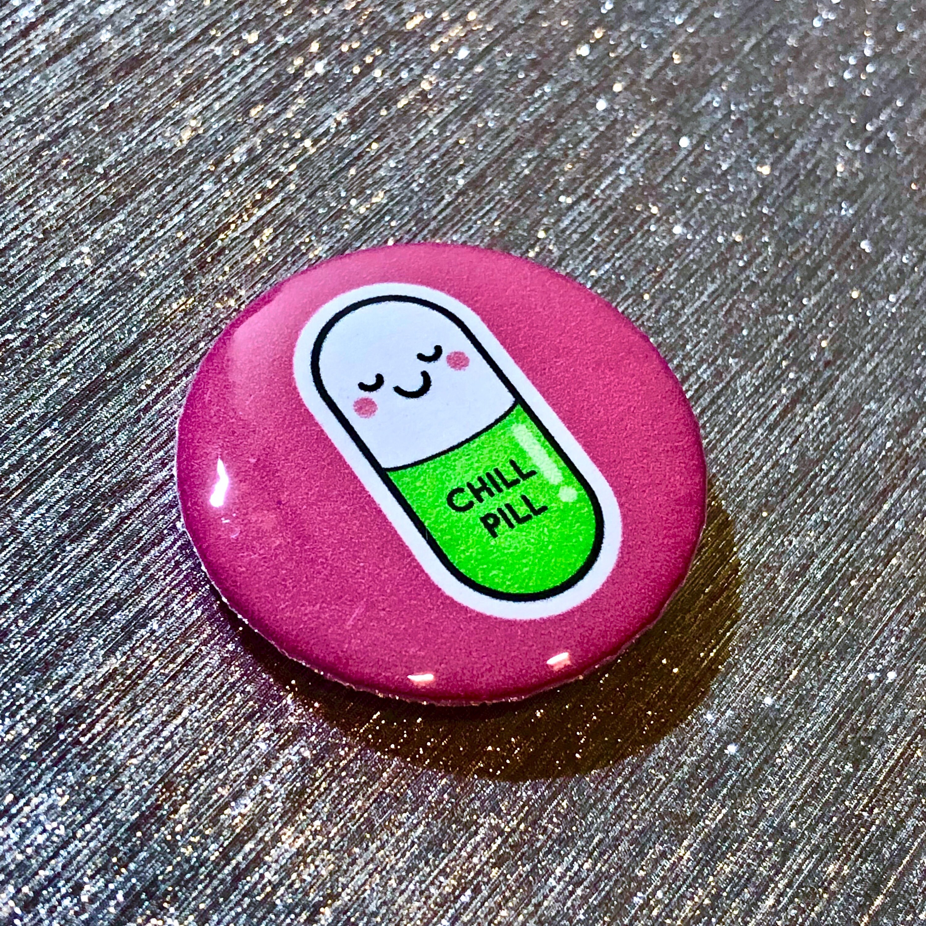 Take a Chill Pill Pin - Etsy