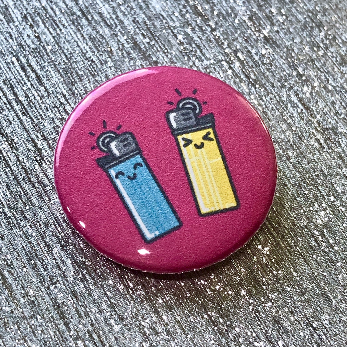 Kawaii Lighter Pins | Etsy