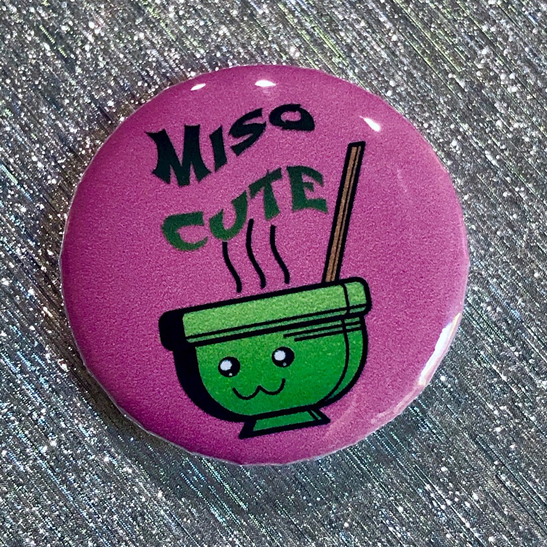 Kawaii Miso Cute Soup Pin - Etsy
