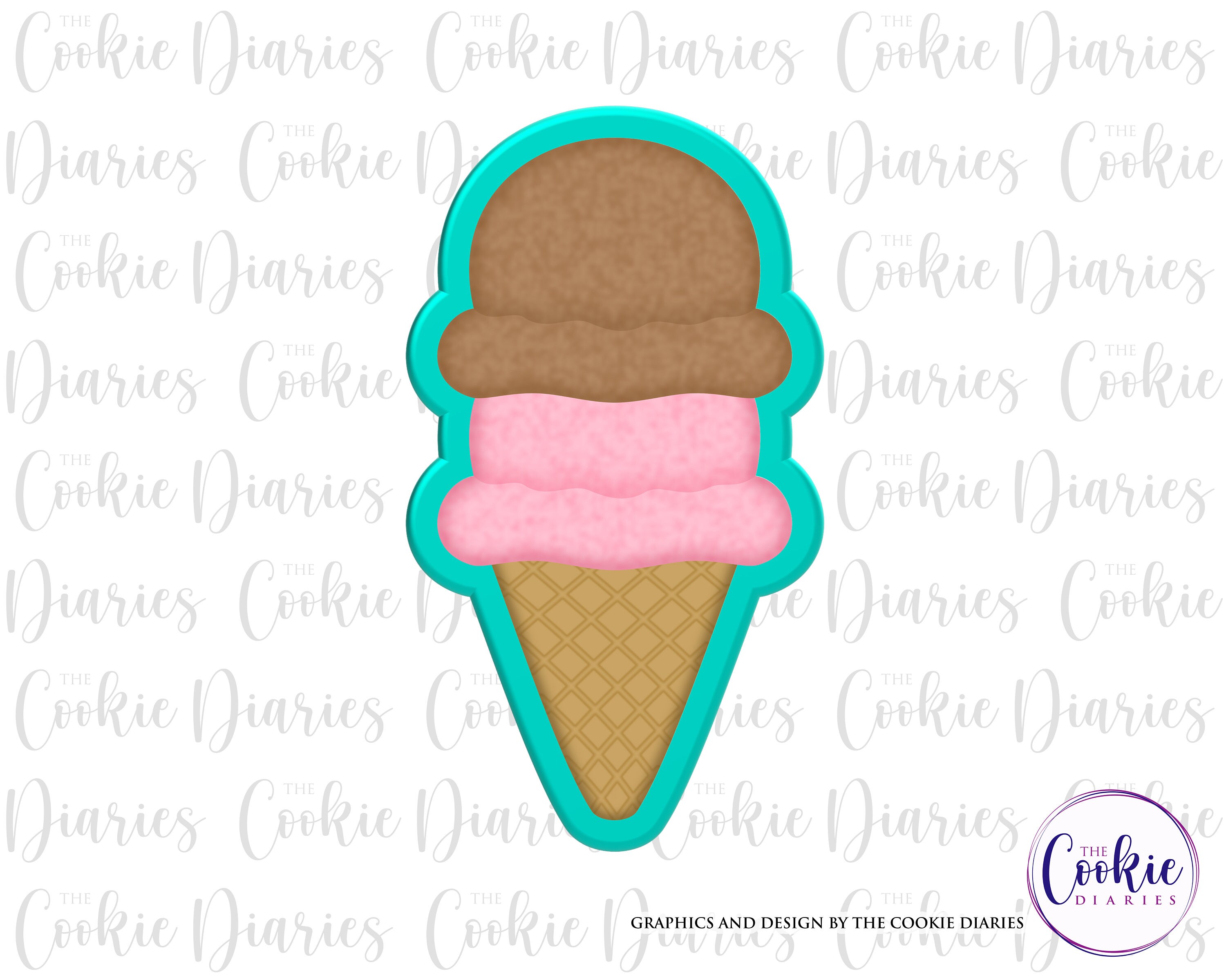 Double Scoop Ice Cream Clipart