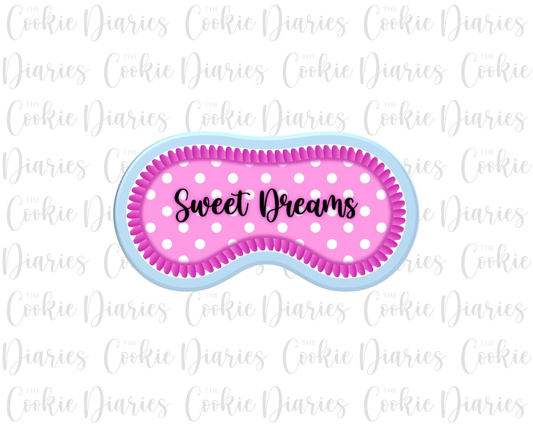 Sleep Mask Cookie Cutter - Etsy