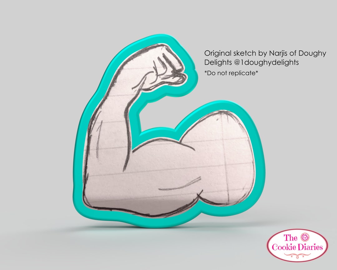 Flexing Arm Cookie Cutter - Etsy