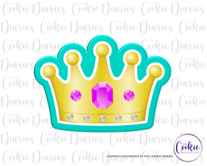 Princess Crown Cookie Cutter - Etsy