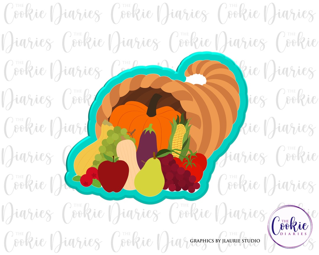Cornucopia Cookie Cutter - Etsy
