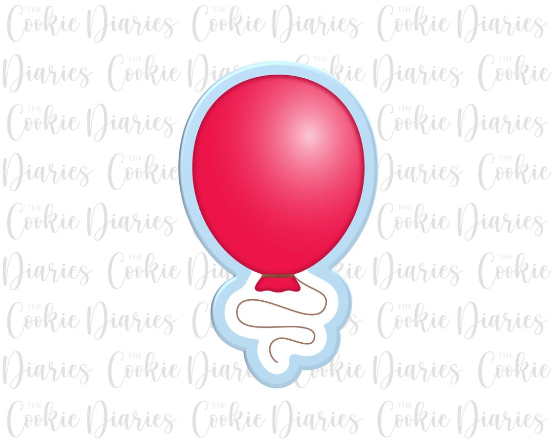Balloon With String Cookie Cutter - Etsy