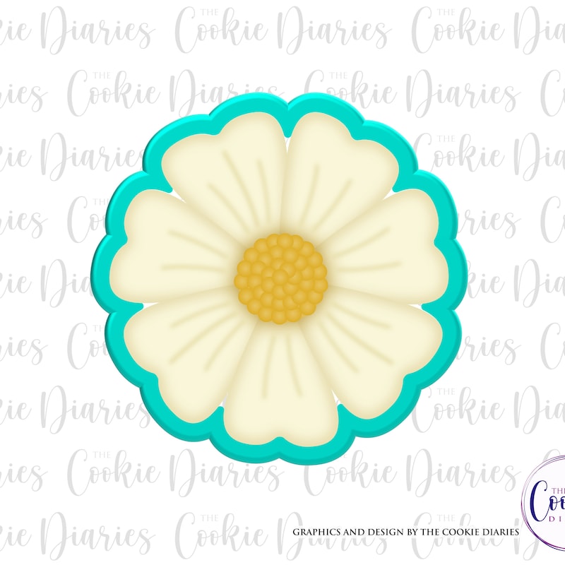Daisy Cookies - Etsy