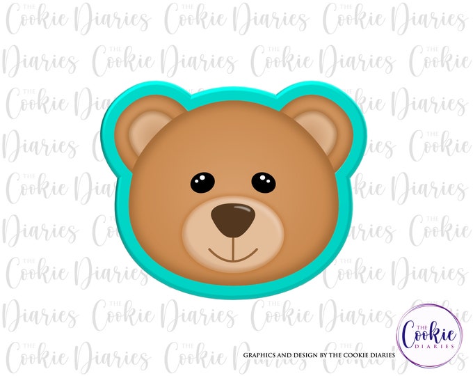 Bear Face Cookie Cutter - Etsy