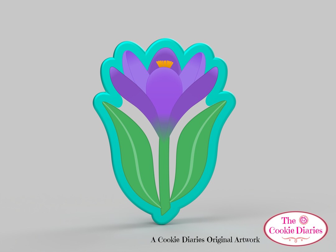 Crocus Cookie Cutter - Etsy