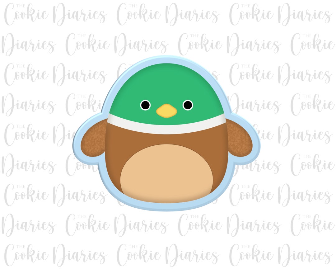 Duck Squish Plushie Cookie Cutter - Etsy
