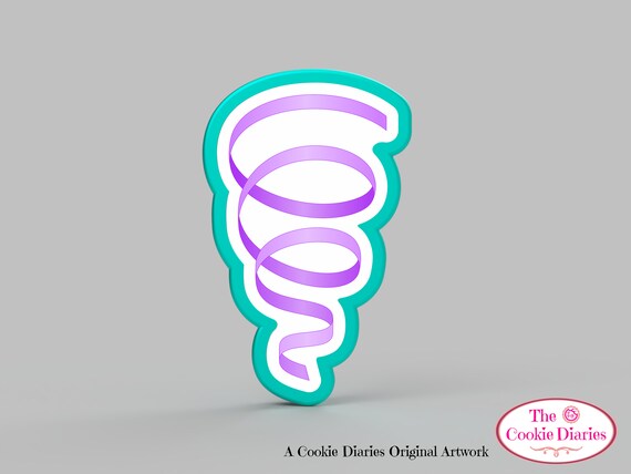 Confetti/Streamer 1 Cookie Cutter | Etsy