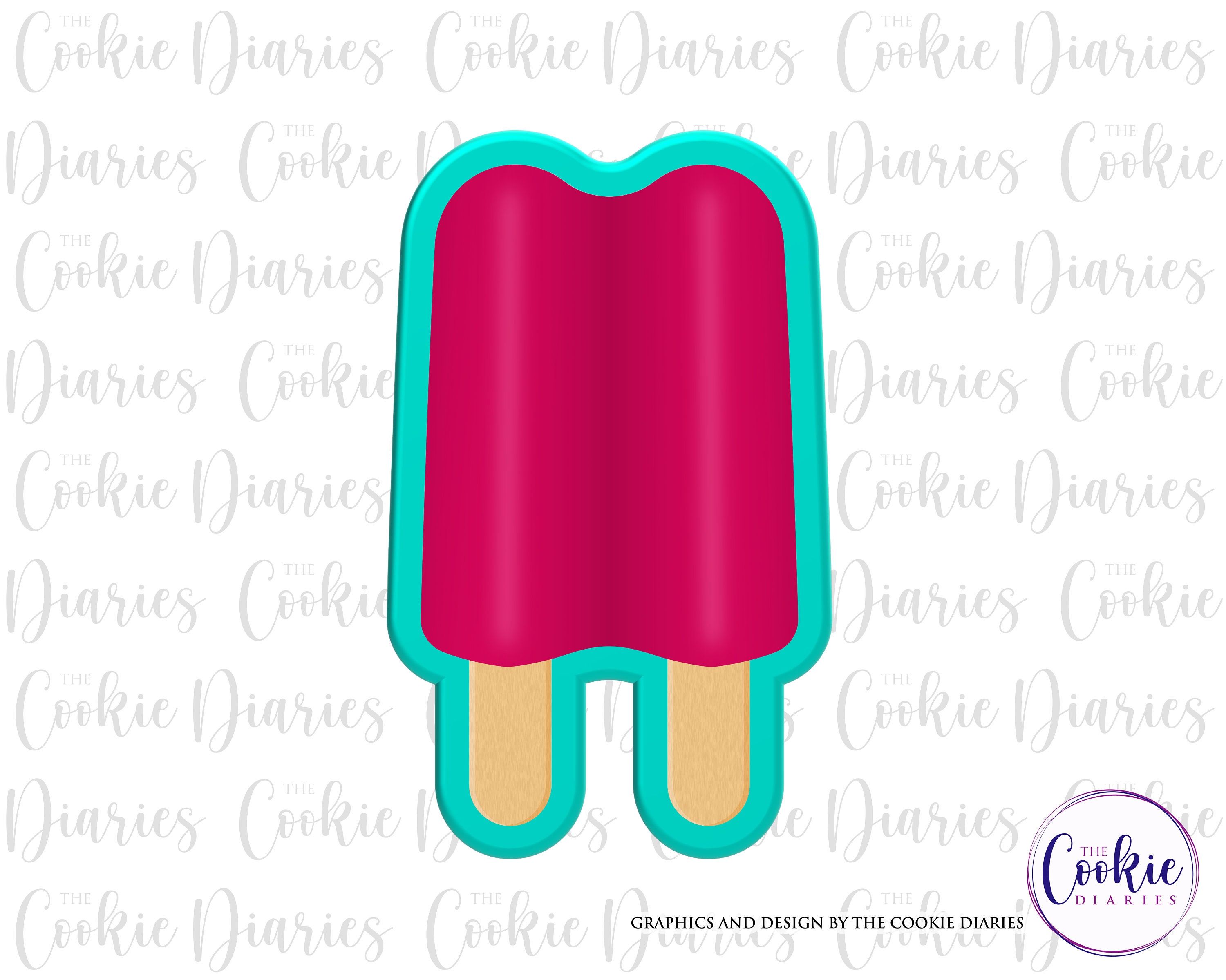 Double Popsicle Outline