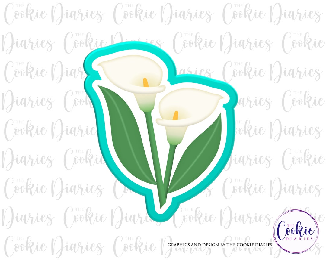 Calla Lilies Cookie Cutter - Etsy