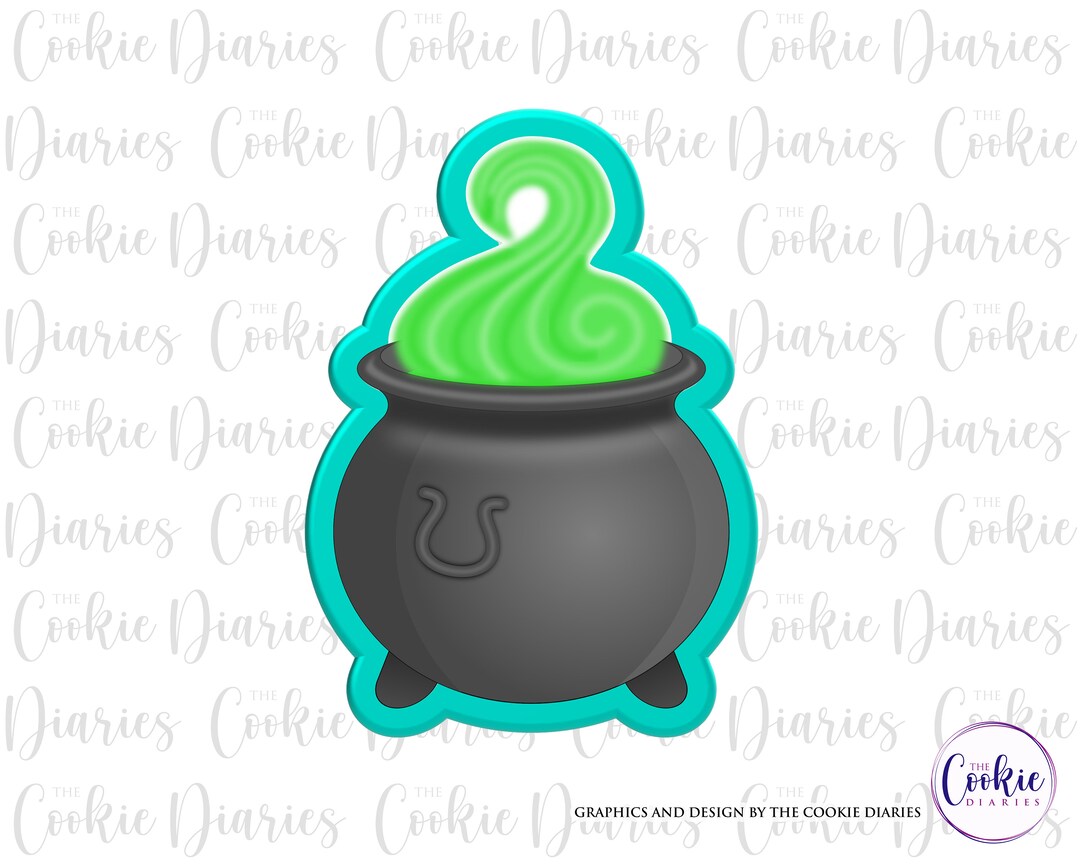 Smoky Cauldron Cookie Cutter - Etsy