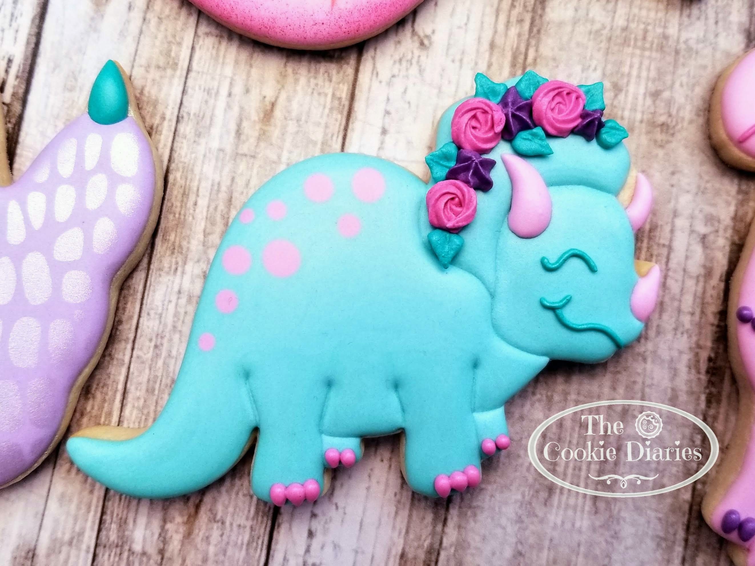 Cute Dinosaur Cookie Cutter Set - Etsy