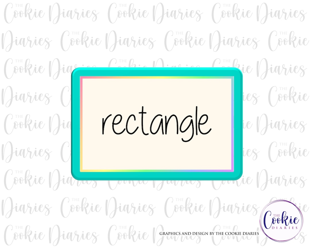 Rectangle Cookie Cutter - Etsy