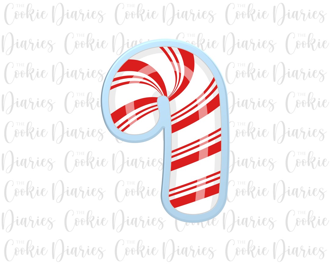 Candy Cane (2022) Cookie Cutter - Etsy