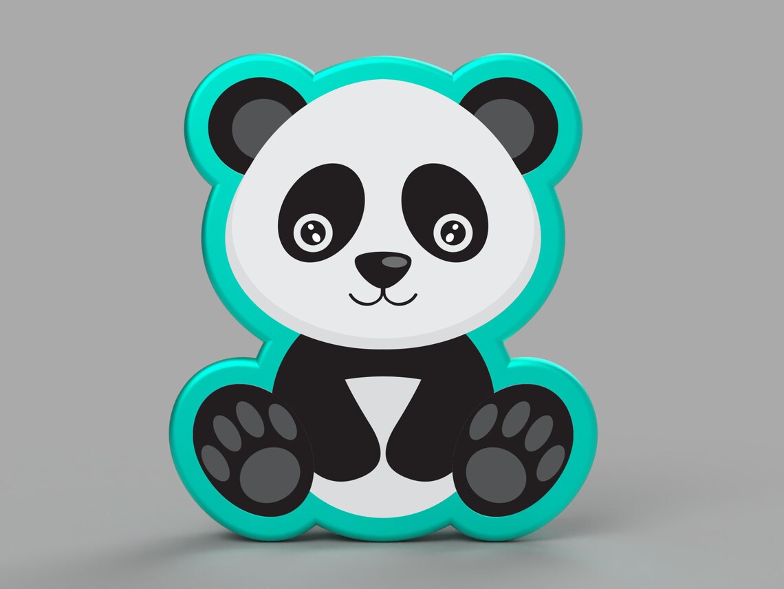 Sitting Panda Bear Cookie Cutter - Etsy