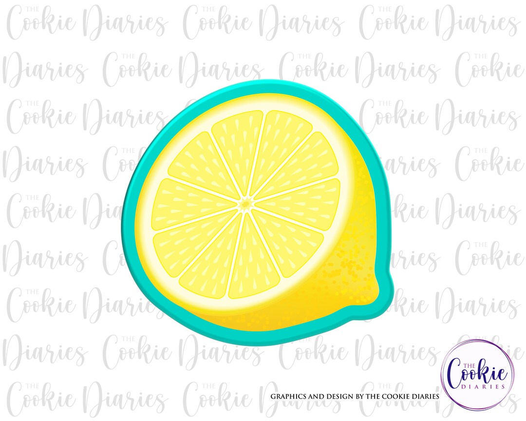 Lemon Half Cookie Cutter - Etsy