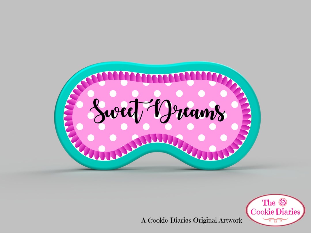 Sleep Mask Cookie Cutter - Etsy