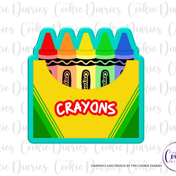 Crayola Cookie Cutter - Etsy