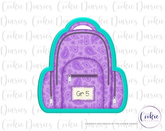 NEW Mouse Ears Backpack Cookie Cutter by Peaches and Dream - Etsy