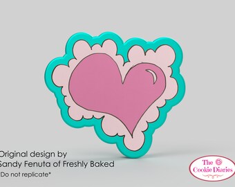 Scalloped Heart Cookie Cutter - Etsy