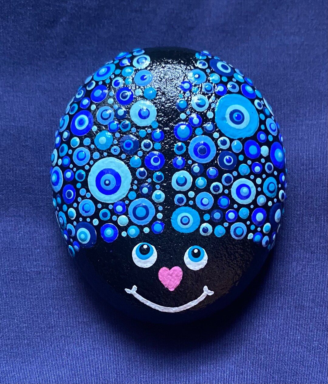 Ladybug Painted Rock Bug Painted Stone Dots Beetles - Etsy