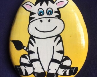 Lizard Painted Rock, Reptile Painted Stone, Lizards, Animals, Zoo ...