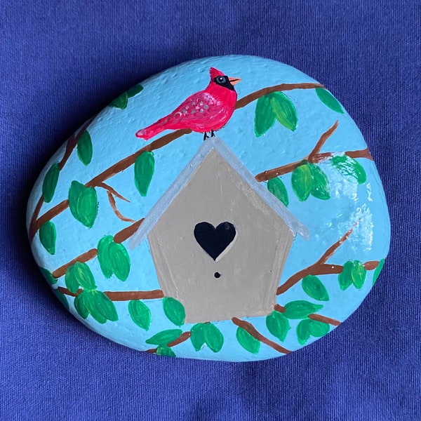 Rock Birdhouse - Etsy