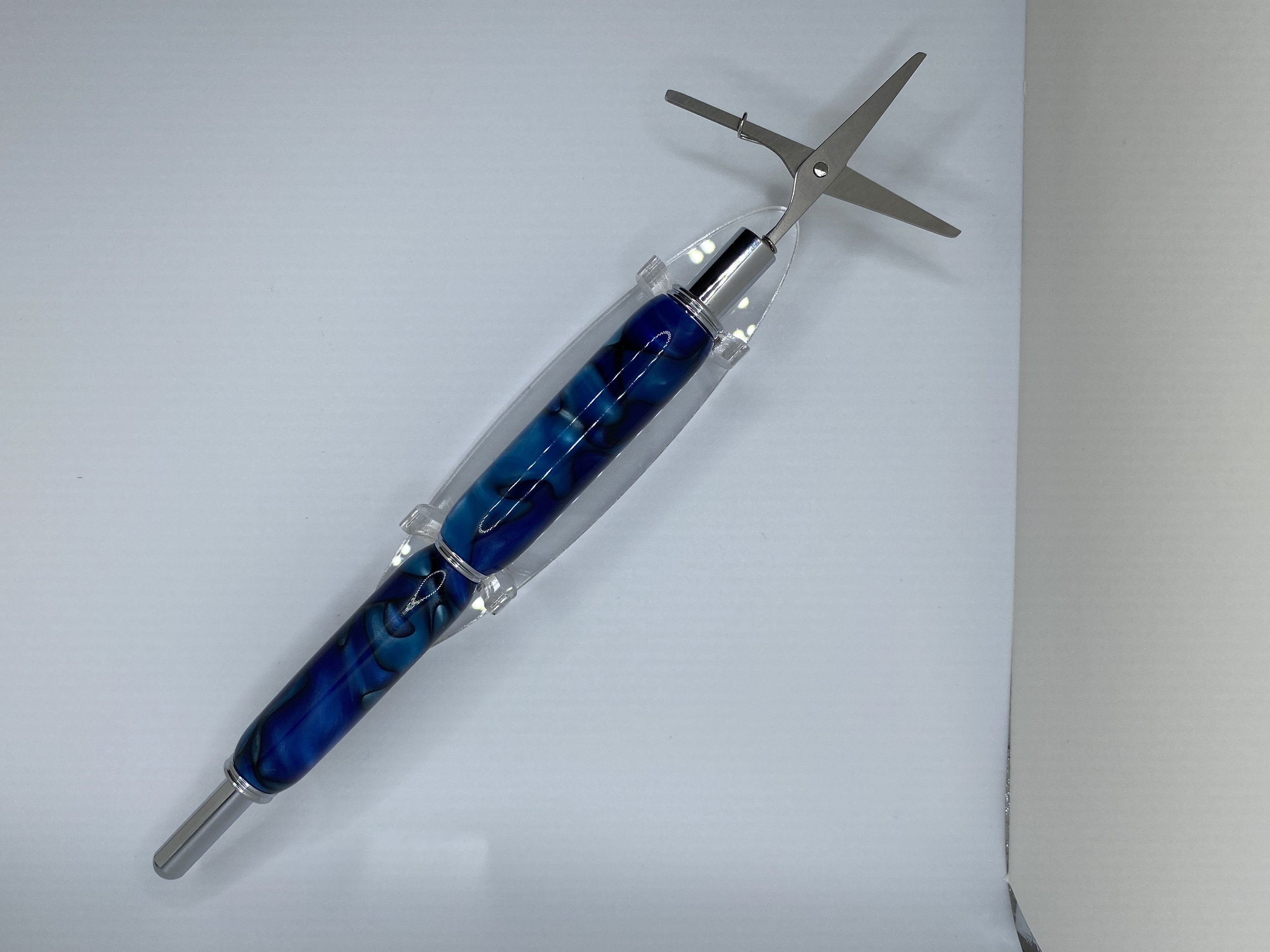 Seam Ripper/scissors Set in Chrome With Lava Bright Sapphire - Etsy