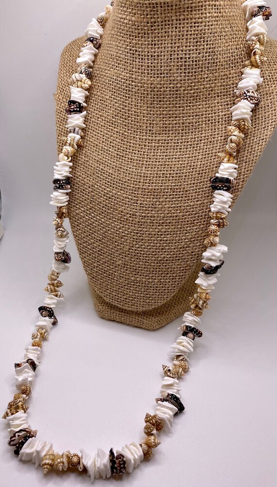 Tiger Nassa Shells With White Chip Shells Lei - Etsy
