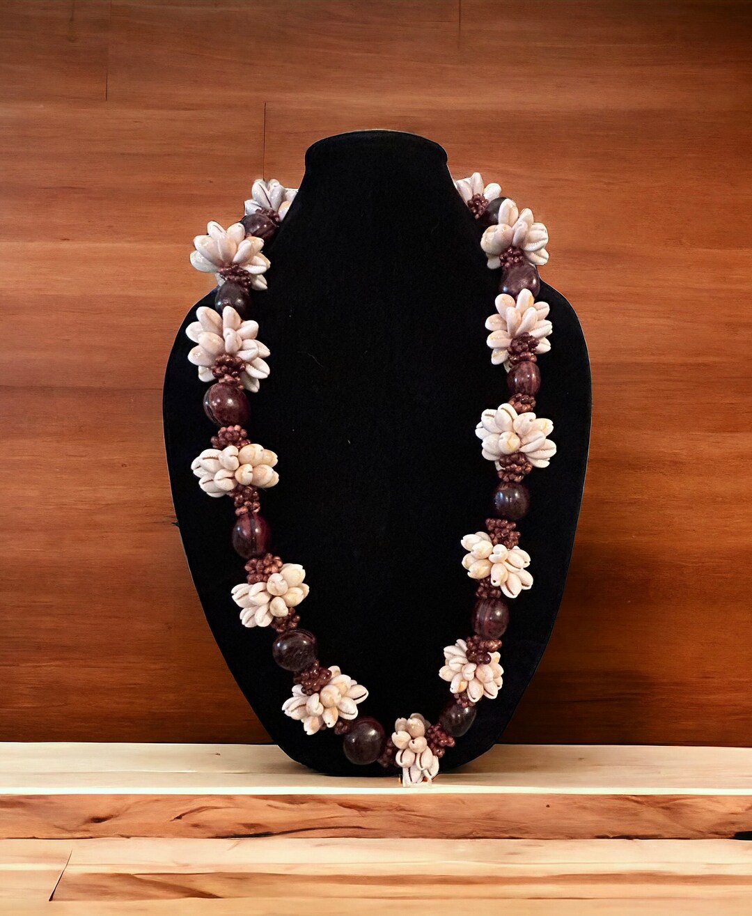 Hawaiian Brown Mongo Shells Sea Bean Lei - Etsy