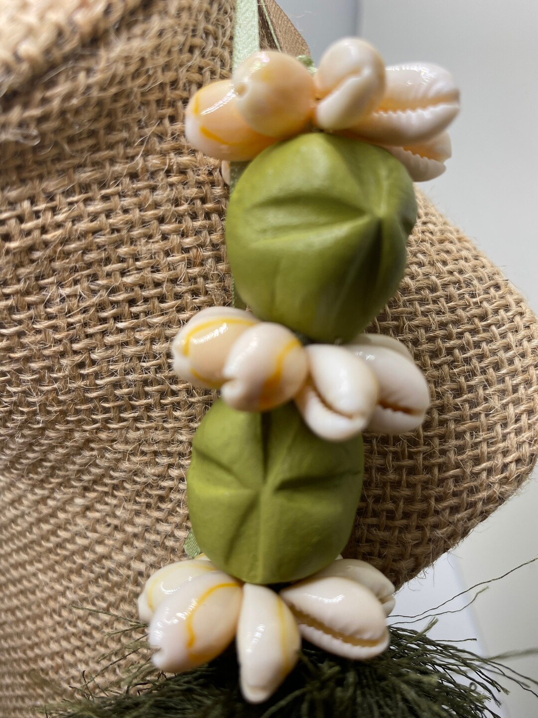 Eyelash Yarn Mokihana Cowry Shells Lei - Etsy