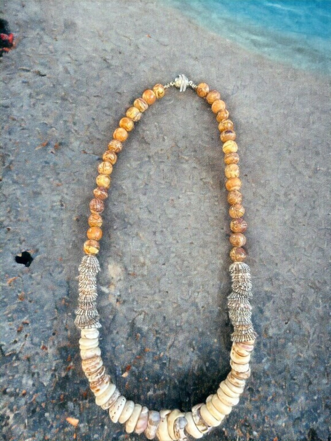 Hawaiian Puka Opihi Sea Urchin Shells Necklace #2 - Etsy