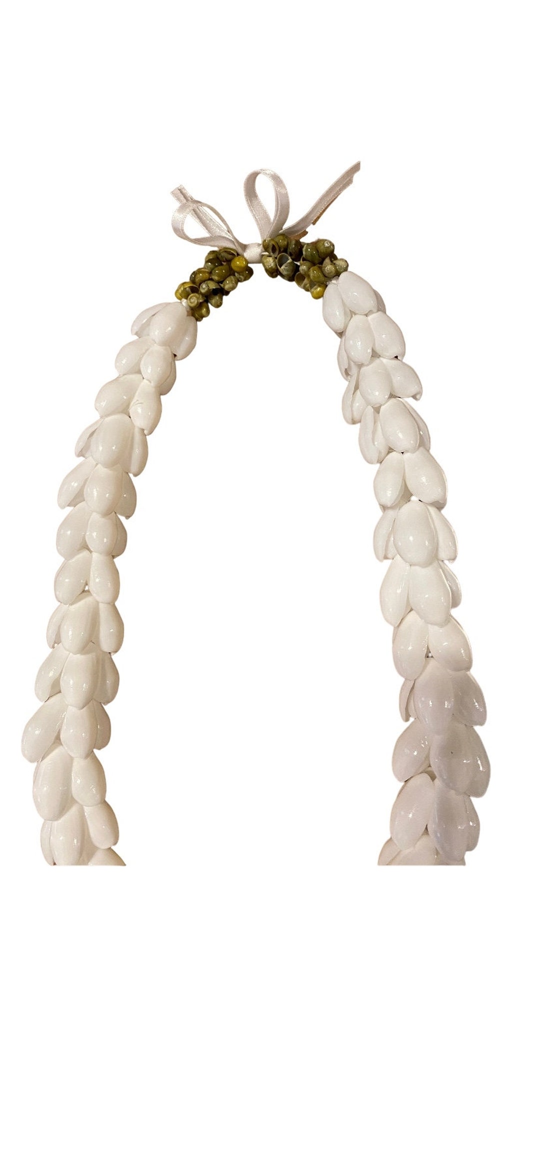 White Bubble Shell Necklace - Etsy