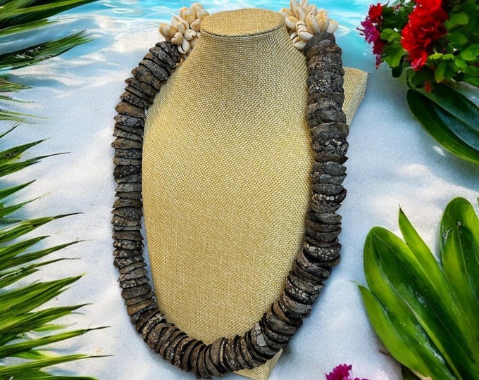 Natural Kukui Nut Hawaiian Lei - Etsy