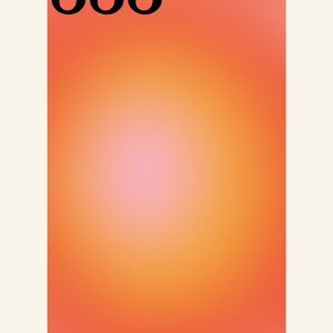 Aura Poster, Angel Numbers, Gradient Wall Art, Printable Poster ...